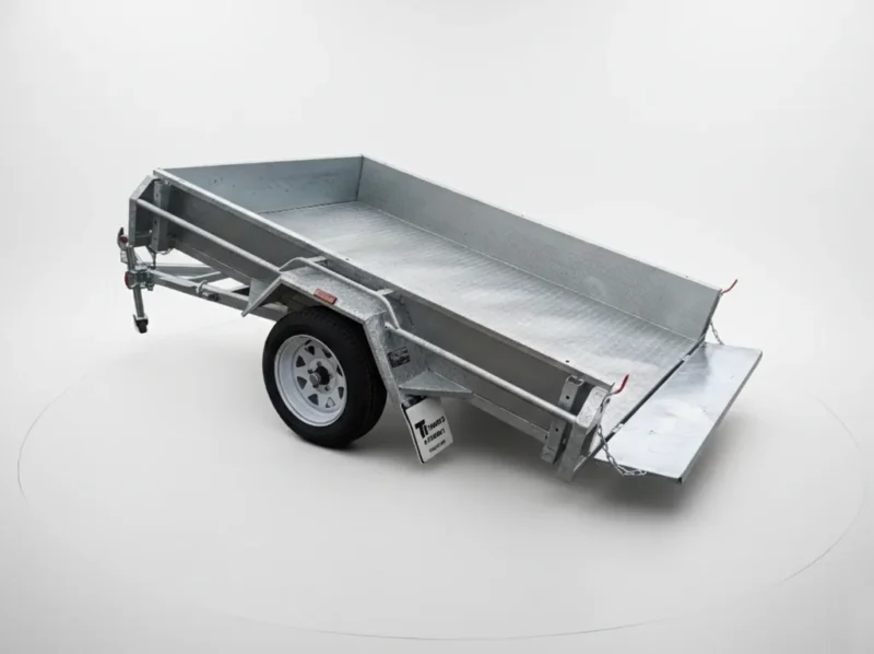 8x5 Single Axle Galvanised Box Trailer for Sale Traralgon | Manual ...